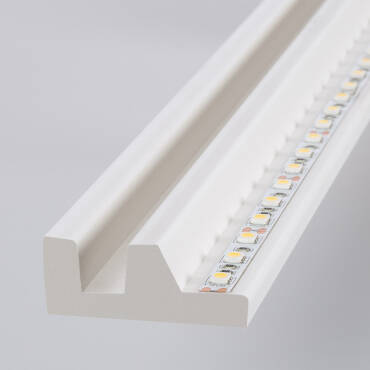 2m Modern Coving for LED Strips - Ledkia