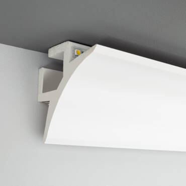 2m Arch Coving for Double LED Strip - Ledkia