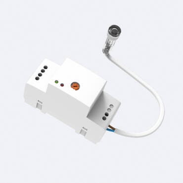 Interrupteur Photoélectrique/Crépusculaire 20A pour Rail DIN - Ledkia