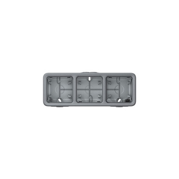 Abzweigdose Aufputz 3 Elemente Horizontal Plexo LEGRAND 069680 - Ledkia