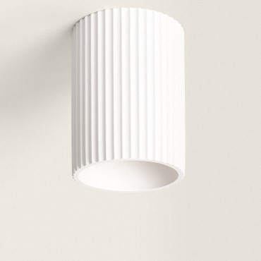 Colum Plaster Ceiling Lamp - Ledkia