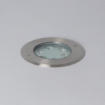 7W Stainless Steel Recessed LED Ground Spotlight - Ledkia
