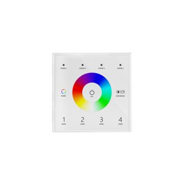 4 Zone Tactile DMX RGB Master Dimmer - Ledkia