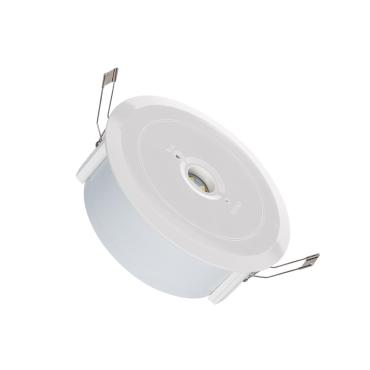 2.5W Recessed LED Emergency Light with Ø136 mm Cut Out - Ledkia