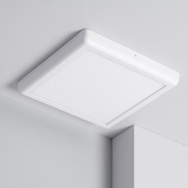 24W White Metal Square LED Surface Panel 300x300 mm - Ledkia