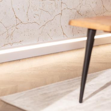 Dekorativní Soklová Lišta pro LED Pásky Modern - Ledkia