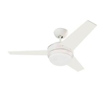 Windy Pro Reversible Blade Ceiling Fan with AC Motor in White LEDS-C4 ...