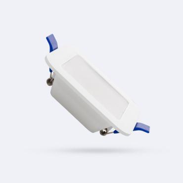 3W Square SOLID LED Downlight 80x80 mm Cut-Out - Ledkia