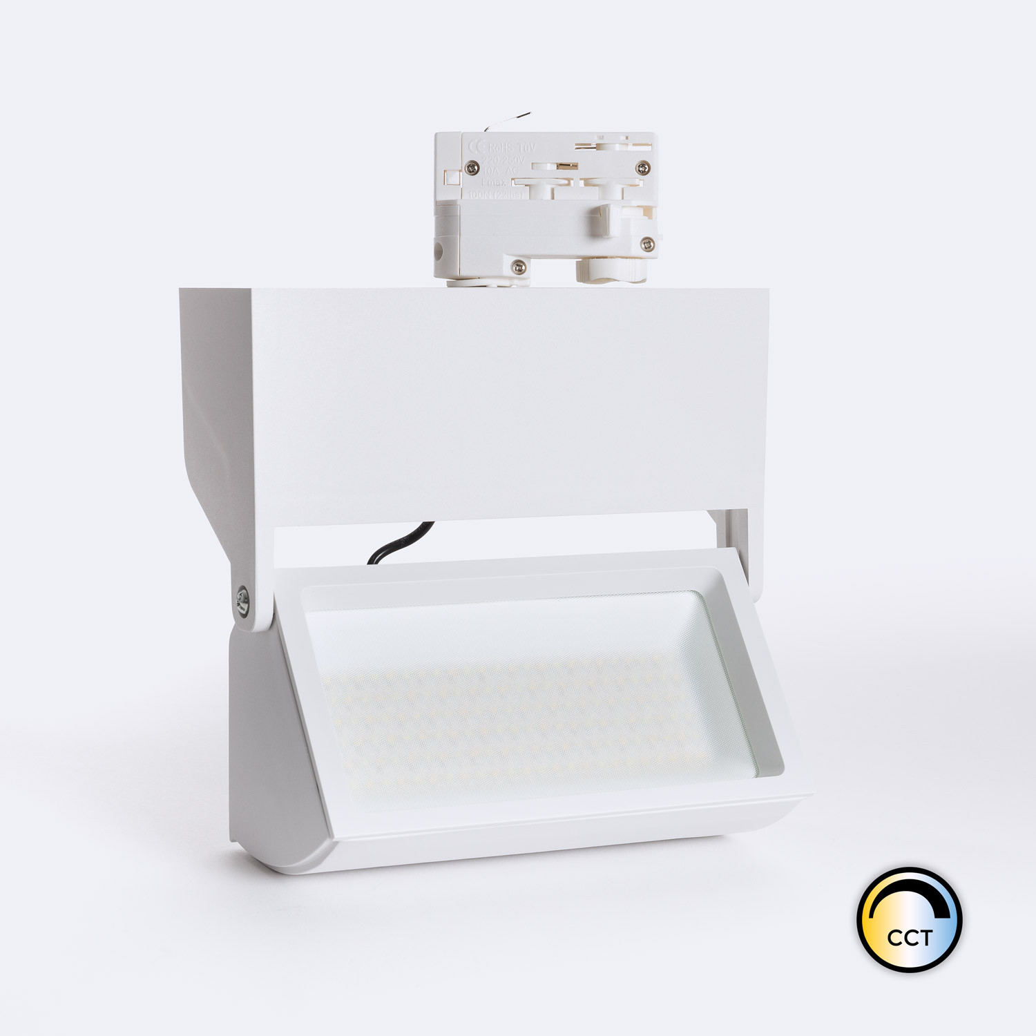 LED-Strahler für 3-Phasenstromschiene 38W Piero CCT Wählbar No Flicker ... LED-Strahler für 3-Phasenstromschiene 38W Piero CCT Wählbar No Flicker ...