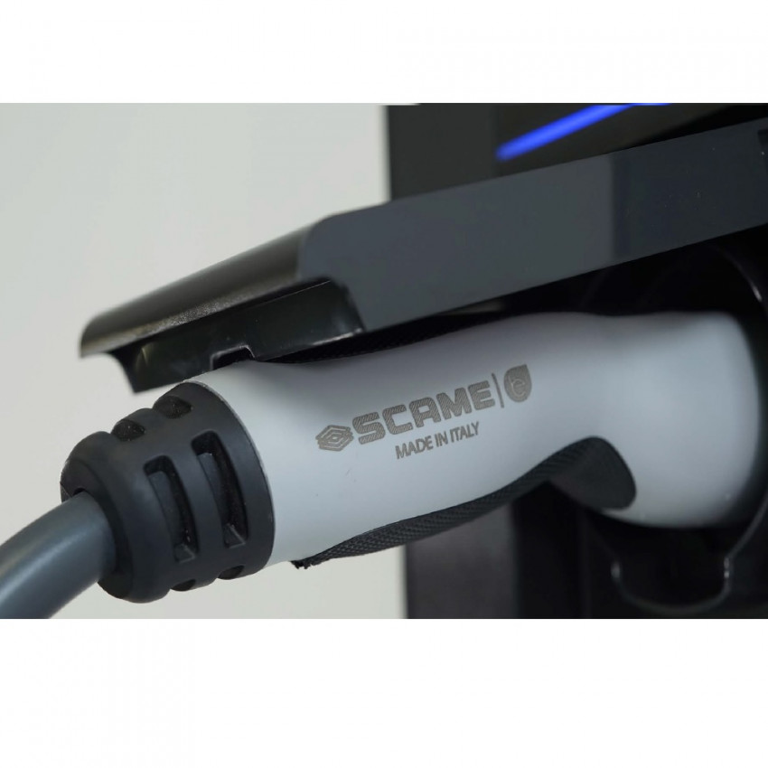 Borne de Recharge pour Voiture Électrique SCAME 7.4kW Monophasé avec ...