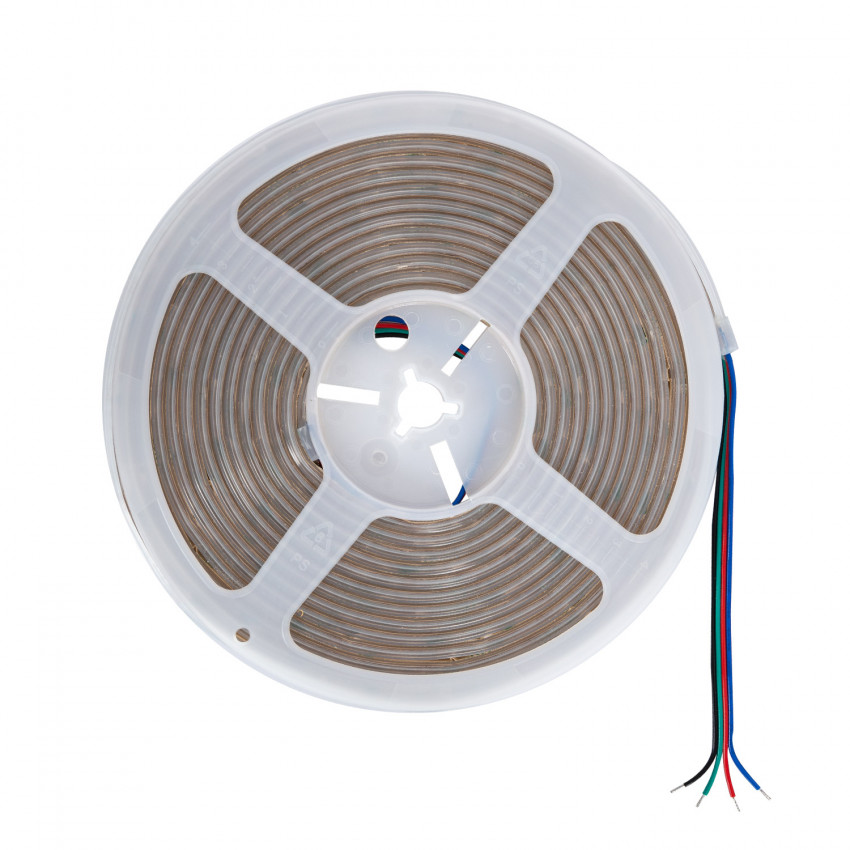 Ruban Led Cob 24v Dc 256led M Rgb 5m Ip65 Cri90 Largeur 10mm Coupe Tous