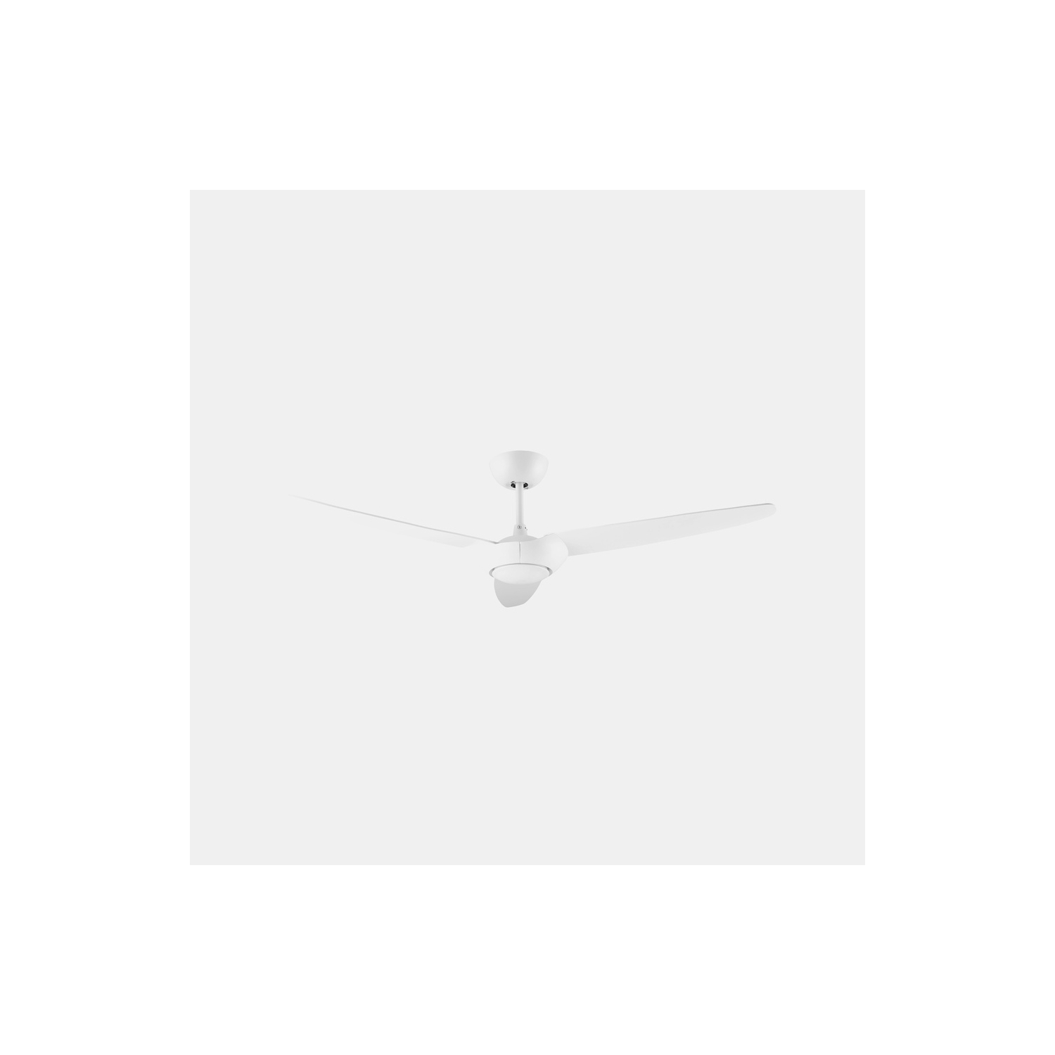 Ceiling Fan Lodos White 130.4cm DC Motor LEDS-C4 30-7740-14-F9 - Ledkia