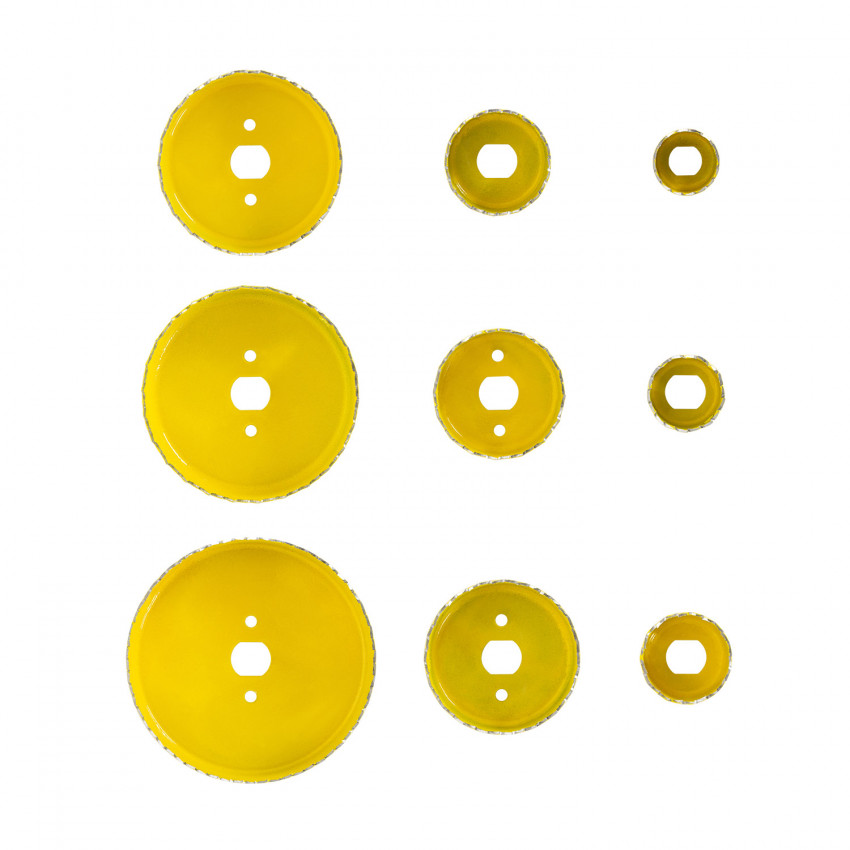Downlight Drilling Crown with Dust Collector in Various Diameters - Ledkia