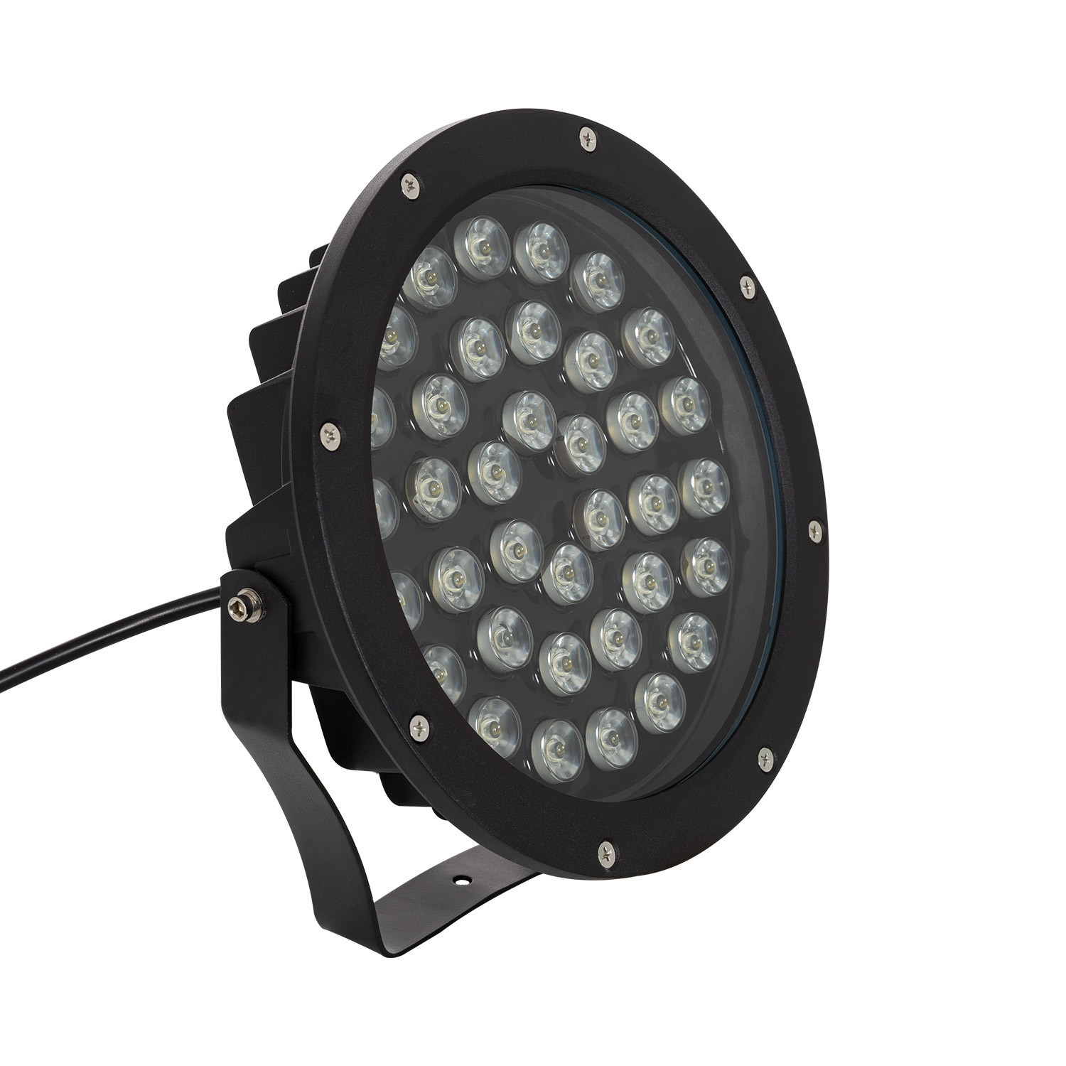 36W Colmar Outdoor RGB IP67 LED Spotlight with Spike - Ledkia