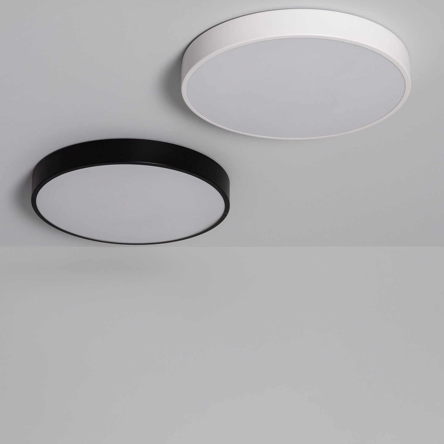 30W Hidria Round CCT Selectable Metal LED Ceiling Lamp Ø400 mm - Ledkia