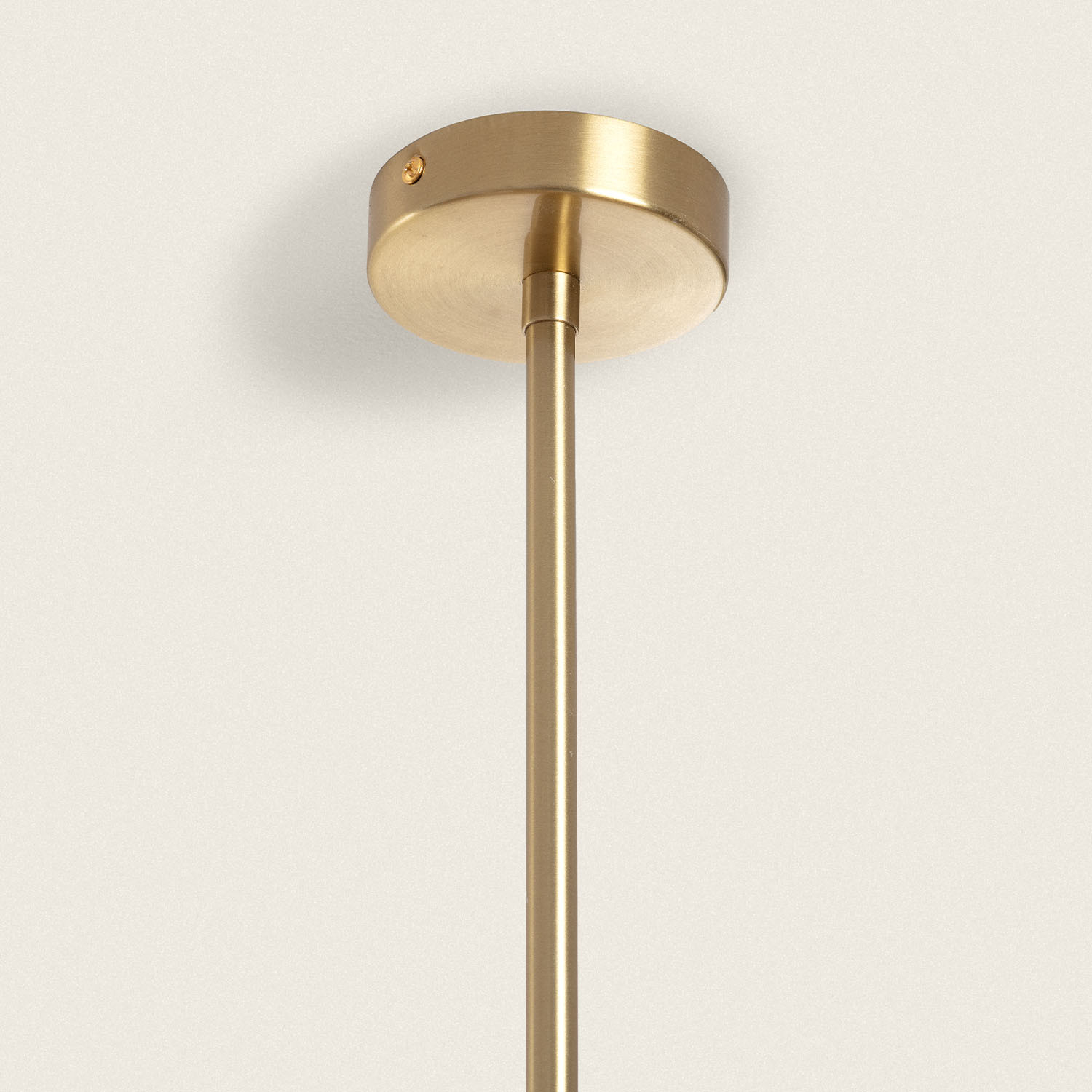 Moonlight Brass Large 10 Spotlight Metal & Glass Ceiling Lamp - Ledkia